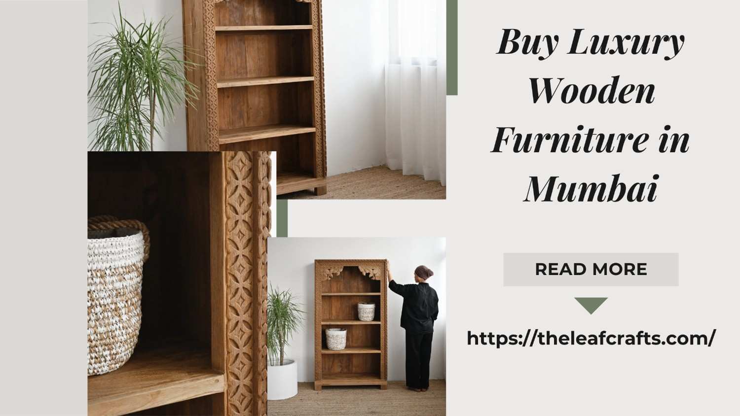 Buy Luxury Wooden Furniture in Mumbai | The Leaf Crafts