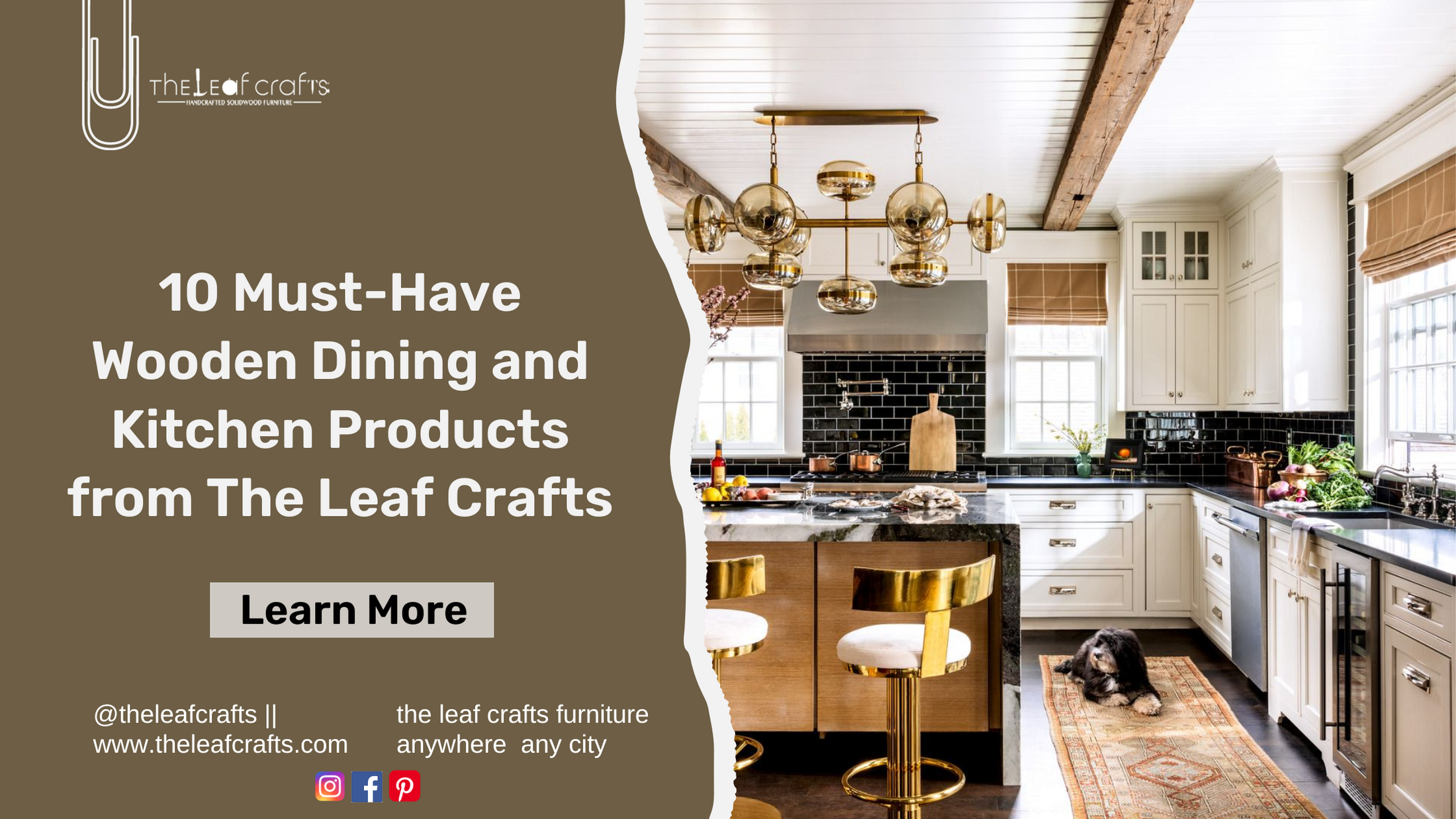 10 Must-Have Dining & Kitchen Products from The Leaf Crafts