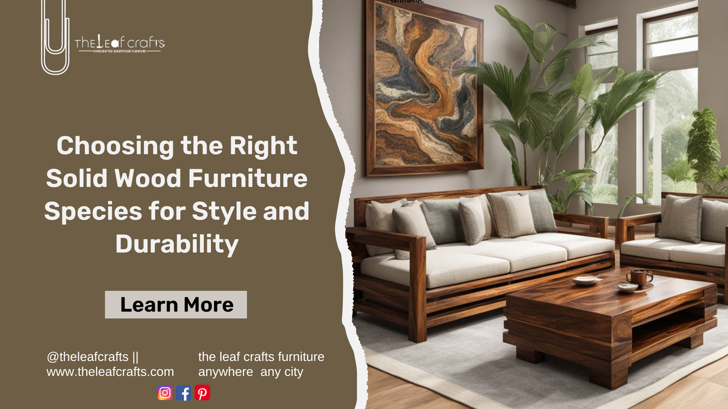 Top Solid Wood Species for Your Furniture Needs – The Leaf Crafts